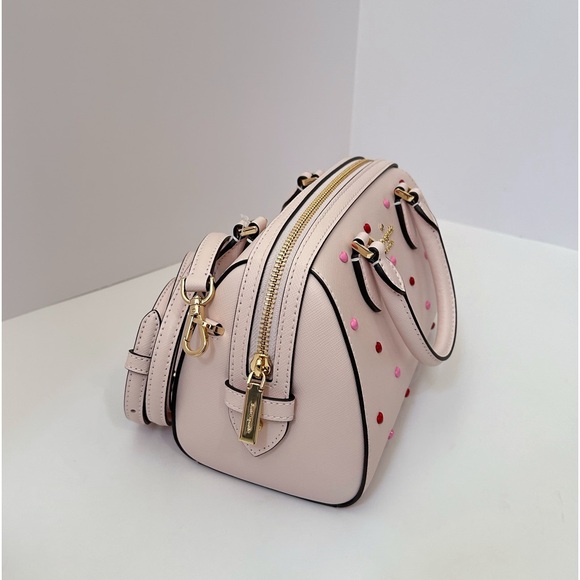 kate spade | Bags | Kate Spade Madison Heart Studs Small Dolly Duffle ...